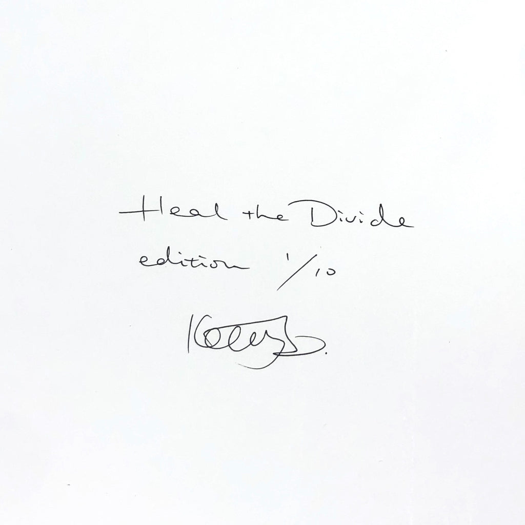 D initial studio Heal the Divide art print